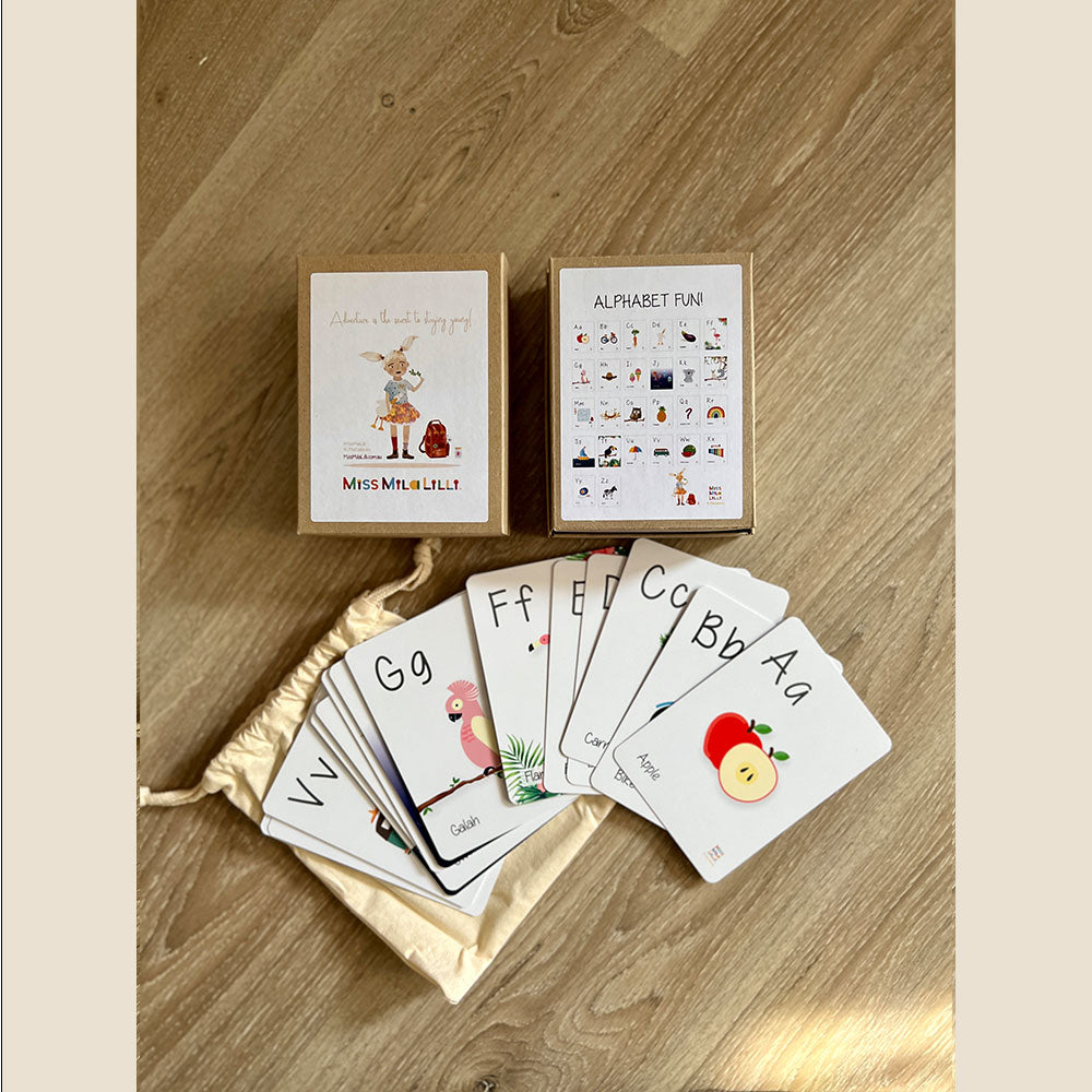 Miss Mila Lilliâ Alphabet Flashcards â Lililifeâ